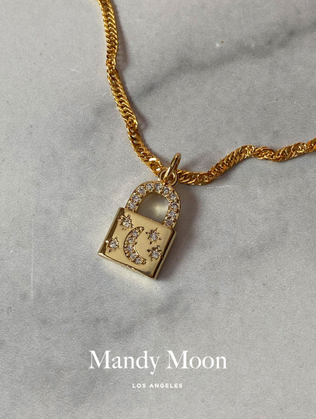 Moon Lock Necklace – MM